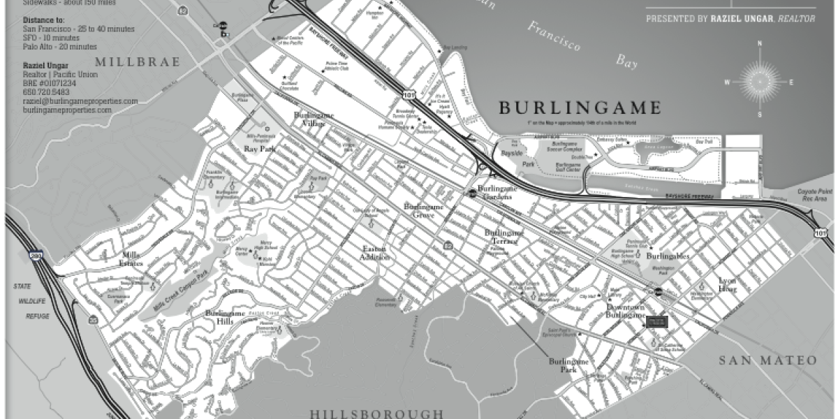 Burlingame Cartographer Map | Burlingame Properties